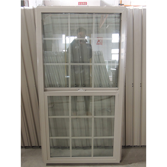 PVC Lower Panel Low-E Glass Top Fixed Sash Single Hung Window Crescent Lock