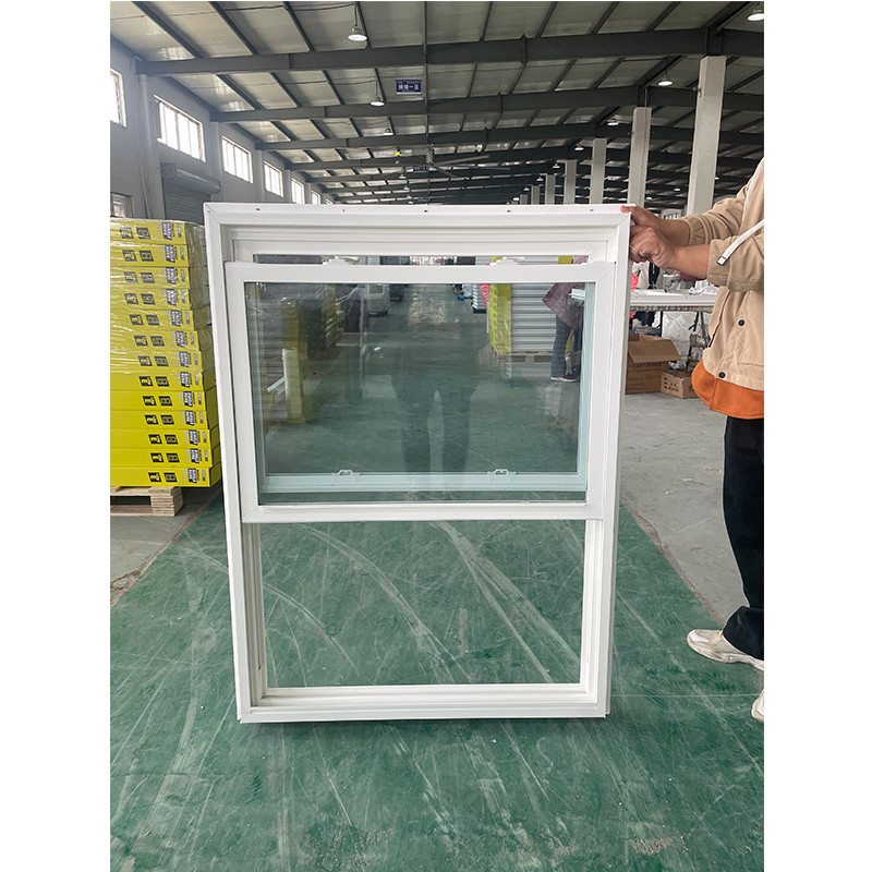Nail Fin And Flange Customized Project UPVC Double Top Hung Window Opener